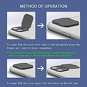EYSOFT Phone Camera Lens Cover Compatible for iPhone 13Pro /iPhone 13 Pro Max,Camera Lens Protector to Protect Privacy and Security,Strong Adhesive