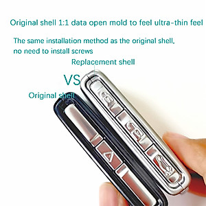 Car Key Fob Cover Shell for Volvo S60 S90 XC40 XC60 XC90 V60 V90 Polestar 1 Polestar 2 Ideal Gift for Man Women (Ceramic White 3)