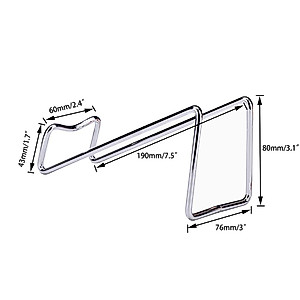 Metal Wine Rack Freestanding -Tabletop Wine Rack Holder - Countertop Wine Bottle Holder - Geometric Design for Table Top Wine Bottle Storage Rack,Perfect Wine Holder Stand (Silvery)