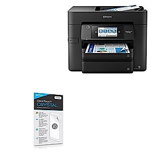 BoxWave Screen Protector Compatible with Epson Workforce Pro WF-4830 - ClearTouch Crystal (2-Pack), HD Film Skin - Shields from Scratches