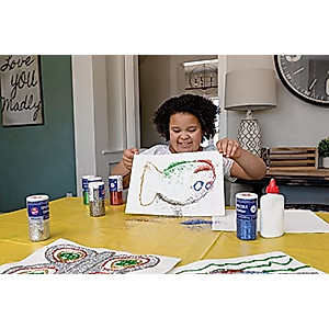 Spectra Arts & Crafts Glitter, Silver, 4 oz., 1 Jar