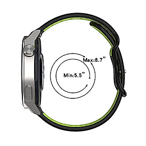 Chofit Watch Bands Compatible with Letsfit IW1 Lite for Women&Men Breathable Silicone Replacement Wristbands Adjustable Sport Strap Quick Release Band for Letsfit IW1 Lite Smart Watch Bands