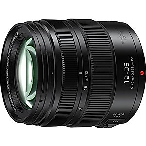 Panasonic LUMIX Professional 12-35mm Camera Lens G X VARIO II, F2.8 ASPH, Dual I.S. 2.0 with Power O.I.S., Mirrorless Micro Four Thirds, H-HSA12035 (2017 Model, Black)
