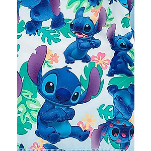 Disney Lilo & Stitch Little Girls Fleece Pullover Hoodie Blue 6