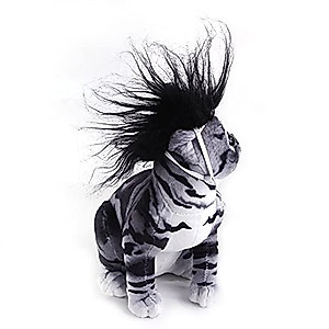 Hztyyier Dog Wigs Pet WigsDog Wig Pet Costume for Dogs and Cats for Halloween Christmas, Parties, Festivals(Black) Cat Supplies