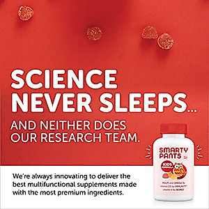 SmartyPants Kids Formula Daily Gummy Multivitamin: Vitamin C, D3, and Zinc for Immunity, Gluten Free, Omega 3 Fish Oil (DHA/EPA), Vitamin B6, Methyl B12, 120 Count (30 Day Supply)
