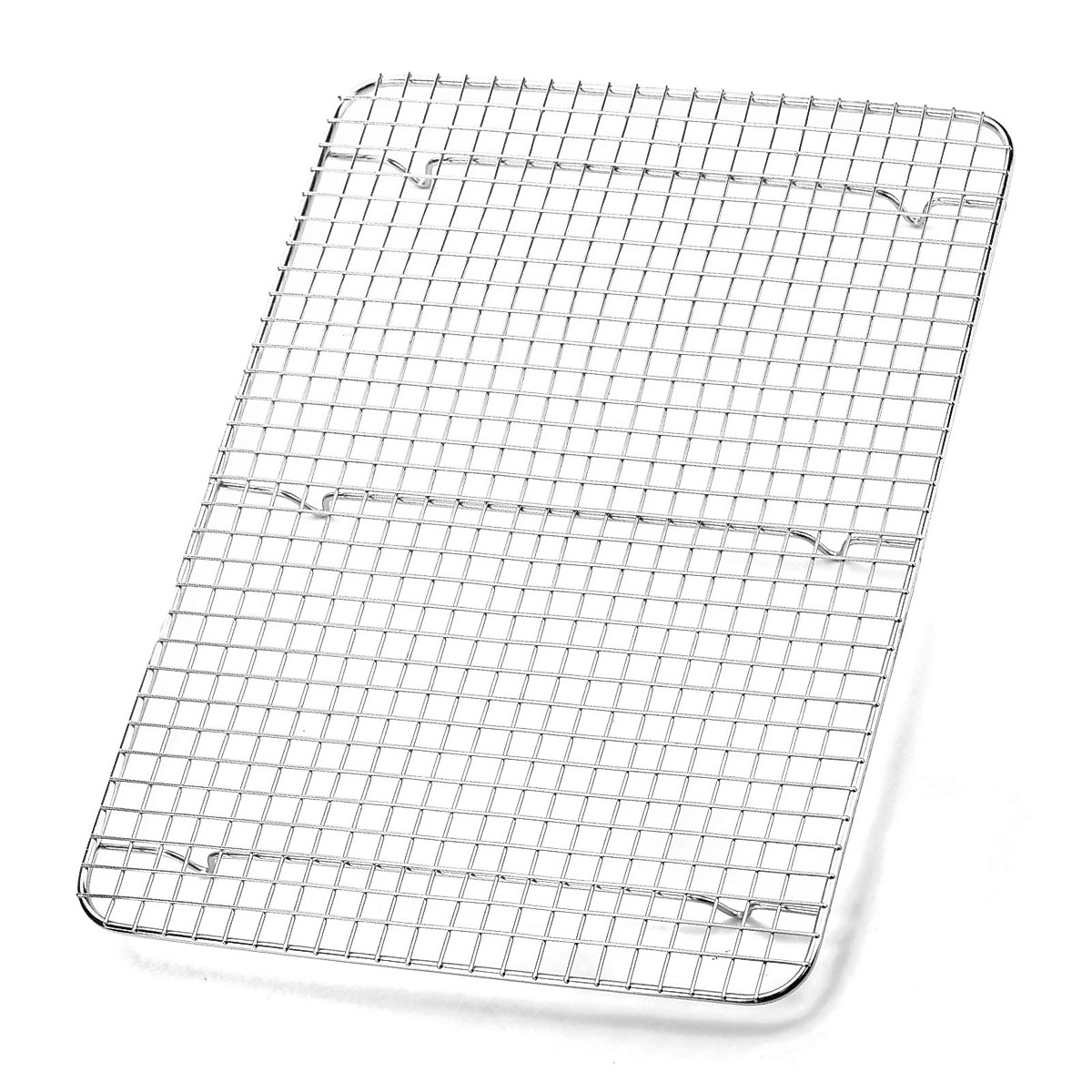 Foraineam 2-Pack Stainless Steel Cooling Rack, 11.5 x 16.5 inch Large Baking Rack Fits Half Sheet Pans, Oven Safe Wire Rack for Cooking, Roasting & Drying