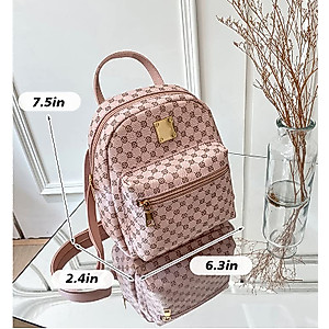 Votachin Fashion Mini Backpack Women's Shoulder Bag Convertible Crossbody handbag purse Small Backpack Cute Ladies Bag(White)