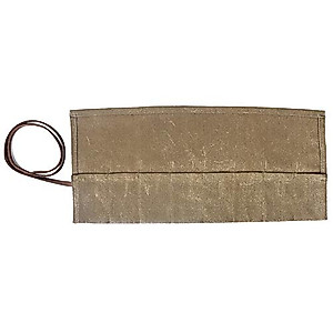 Pocket Knife Roll Bag,Waxed Canvas Small Knife Roll Up Pouch,Folding Knife Storage Case,Tactical Knife Protectors Sheath, Multi-Purpose Knife Roll With 8 Slots For Display Camping Hiking