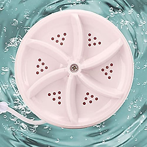 Dioche Turbine Washing Machine Ultrasound Wave 30W Full Automatic Mini Portable Washer for Travel Home Business