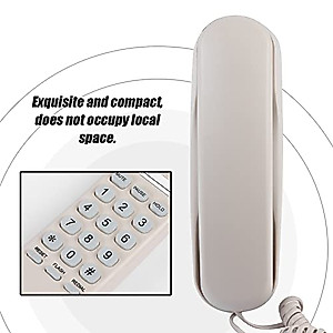 Telephone Syrisora Waterproof Hotel Business Telephone Extension No Caller ID for Hotel Family Bathroom