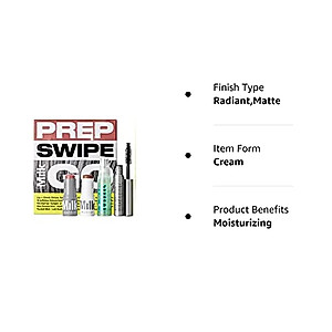 Milk Makeup Prep Swipe Go Set Lip + Cheek Bronzer Hydro Grip Primer and Mascara 0.17 pounds, Multicolor, 0.1764 Ounce