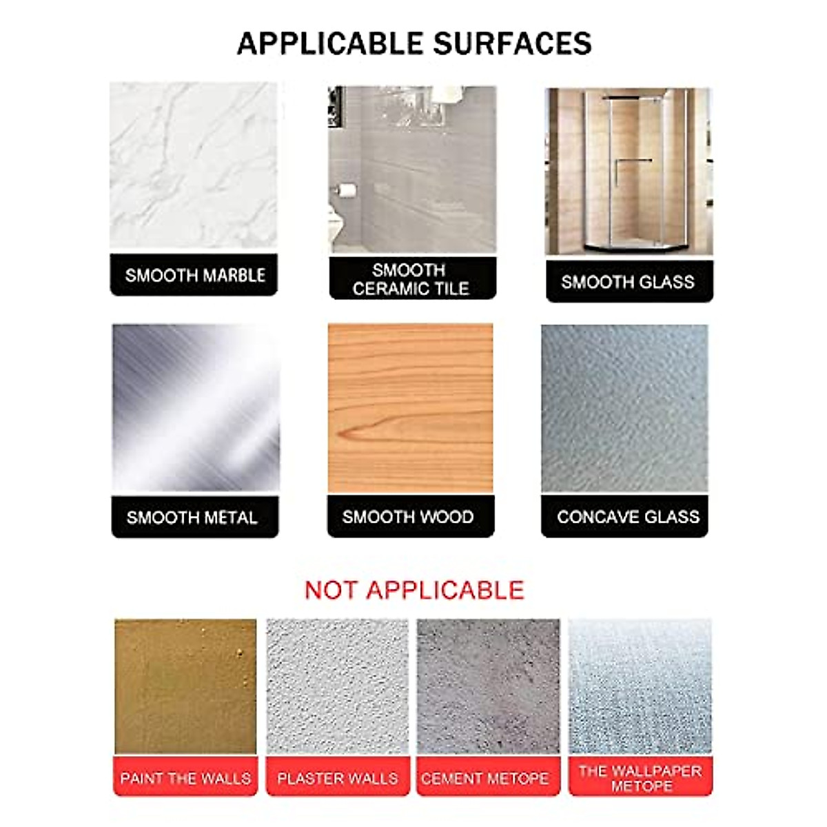 Qiiaoo 4 Pack Adhesive Hooks Heavy Duty, Waterproof Aluminum Alloy Wall Door Hooks Mount for Bathroom Bedroom Shower Stall, Hanging Clothes Coat Hat Bag Towel Robe Dressing Gowns Headset