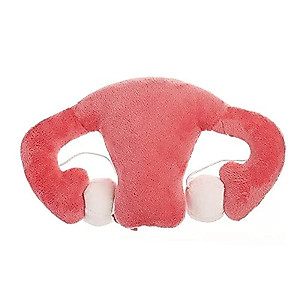 GIANTmicrobes Uterus Plush Toy, Uterus Stuffed Animal, Uterus Gifts, Uterus Plush, Hysterectomy Gifts, Endometriosis Gifts, Gynecologist Gifts,Obgyn Gifts, Feminist Gifts, Fertility Gift,Get Well Gift