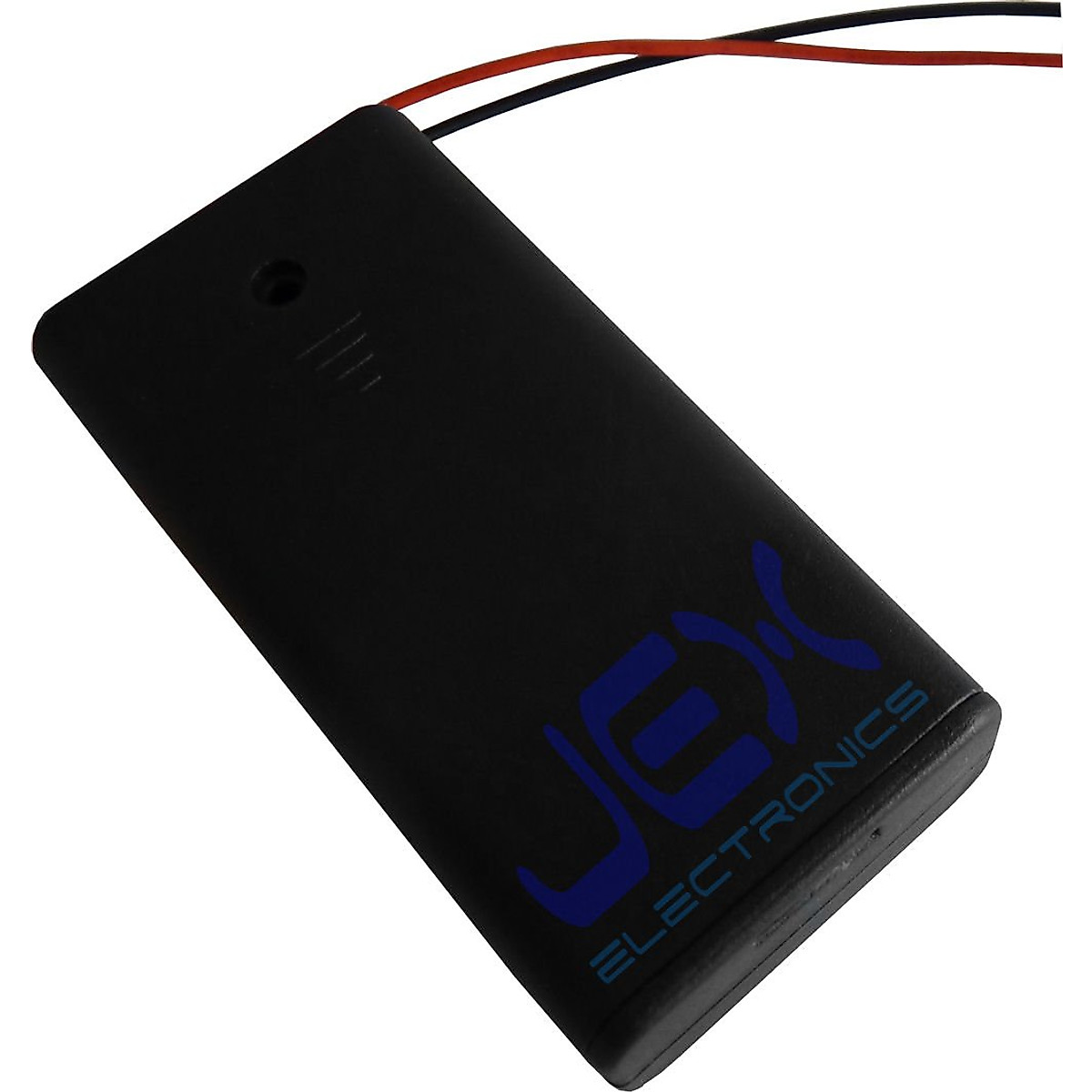 Jex Electronics Two/Twin/2X AA DIY Battery Holder Case Box 3V with Power Switch & Bare Wire Ends