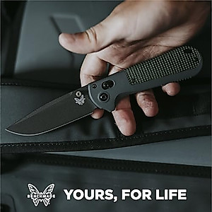 Benchmade - Redoubt 430 Tactical Knife with Overlander Gray Grivory Handle (430SBK)