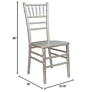 Flash Furniture Advantage Champagne Wood Chiavari Chair