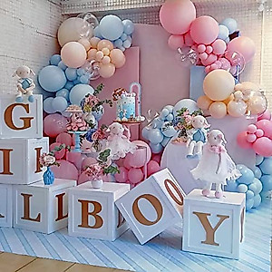 Light Blue Balloons Garland Arch Kit 105Pcs Different Sizes 18In 10In 5In Latex Pastel Matte Baby Blue Balloons Decorations for Baby Shower Wild One1st Birthday Wedding Bride Anniversary Gender Reveal Party Supplies for Boy Girl Adult