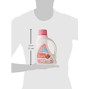 Dreft Stage 1 Newborn Baby Liquid Laundry Detergent, Gentle on Sensitive Skin, HE Compatible, 32 loads