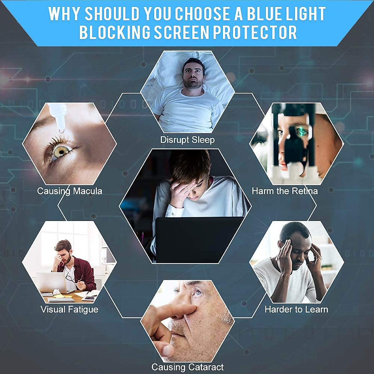 FILMEXT Blue Light Screen Protector for Surface Pro 7 Screen Protector,Anti UV & Eye Protection Screen Compatible with Surface Pro 7 Plus/Surface Pro 7/Surface Pro 6/Surface Pro 5/Surface Pro 4 12.3"