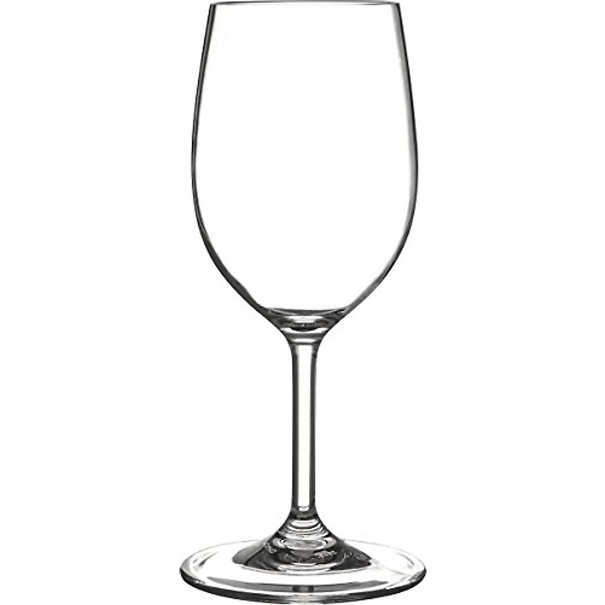Carlisle FoodService Products 564507 Alibi Shatter-Resistant Plastic White Wine Glass, 8 oz., 6.94" Height, 2.75" width, 2.75" Length, Polycarbonate (Pc), Clear ,pack of 1