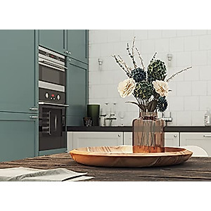 Lipper International 1281 Acacia Grand Centerpiece Platter for Serving for Meats, Cheeses, and Crackers, 18" Diameter x 2" Height