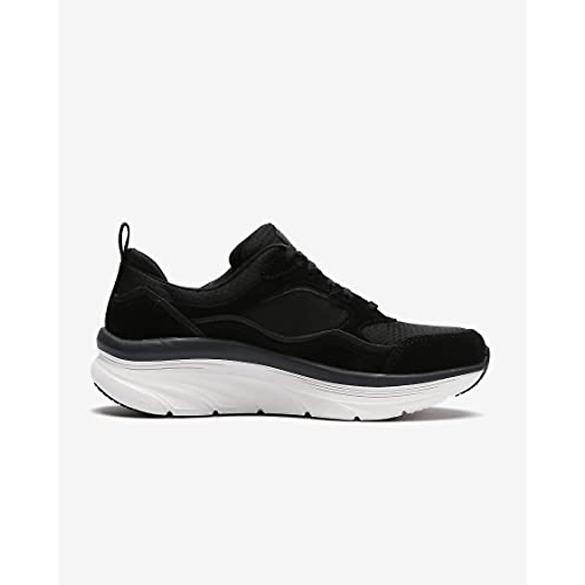 Skechers D'Lux Walker-New Moment Women Walking Shoes Black/White (us_Footwear_Size_System, Adult, Women, Numeric, Medium, Numeric_8_Point_5)