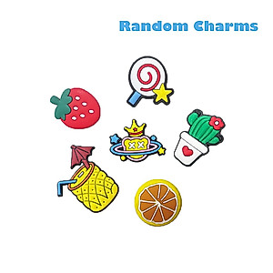 35,50,100Pcs Random Shoe Charms for Girls Cute PVC Shoes Accessories Charms,Lovely Charms Kawaii Pink Charms Shoe Decorations & Bracelet Wristband Party Gifts (35)