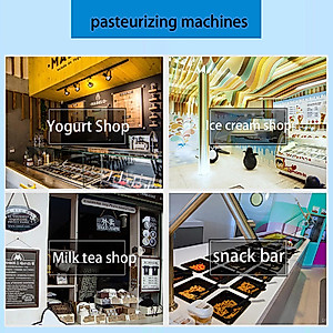 Kolice Commercial Milk Pasteurization Machine, Gelato ice Cream Mix Pasteurizer, Juice Pasteurization Machine, Pasteurizer, Sterilization Dairy Equipment, countertop design