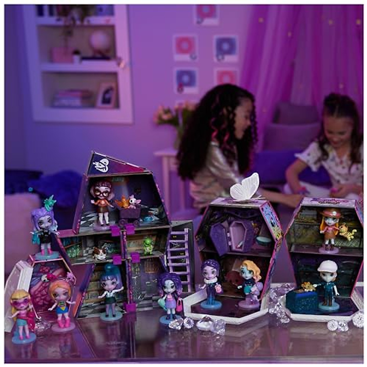 Zombaes Forever, Wild Vibes, Big Cat Un-Rescue Zombie Dolls & Accessories Deluxe Set, 2 Figures, 2 Pets & More, Kids Toys for Girls