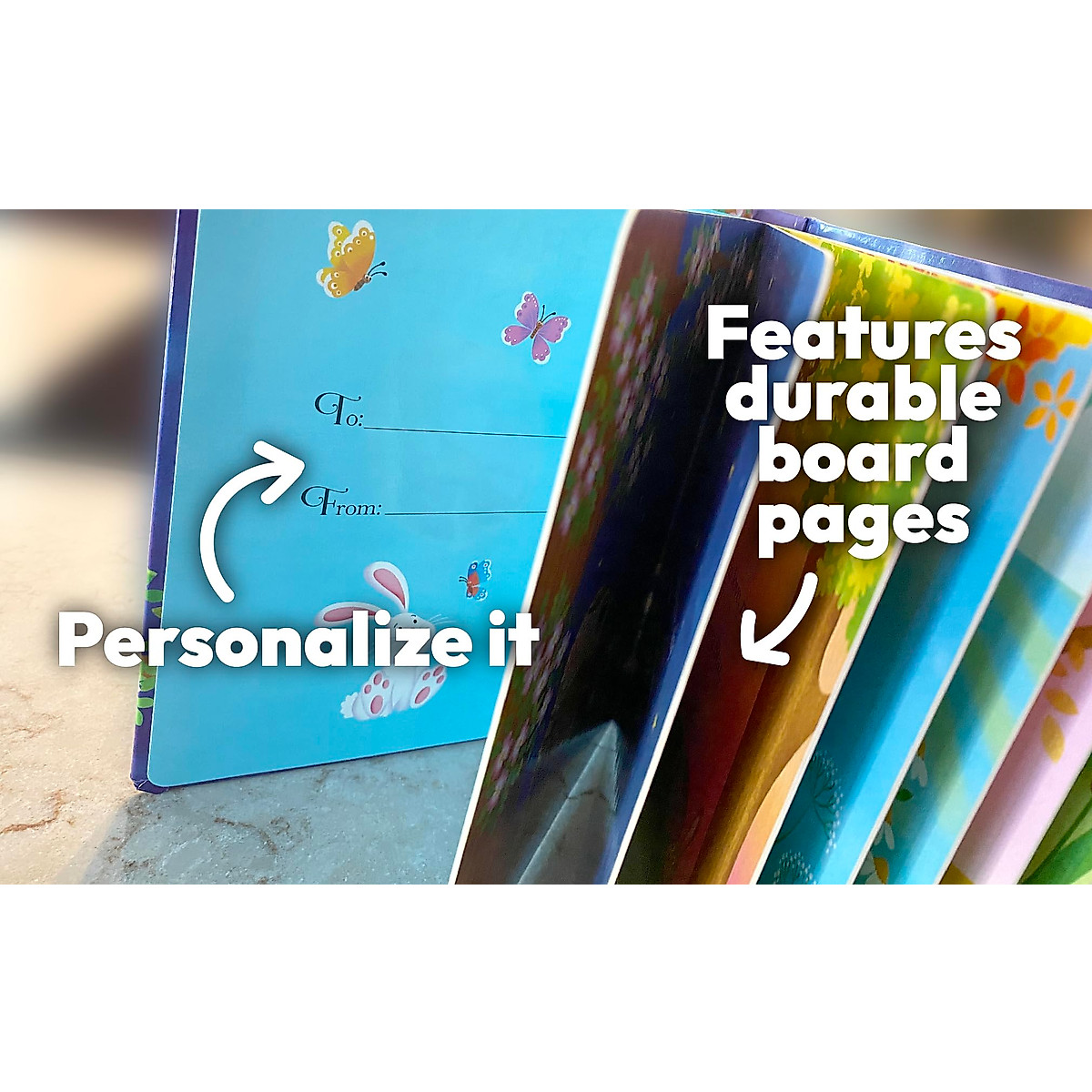 Grandma Wishes Love You Always Padded Board Book, Ages 1-5