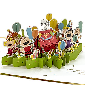 Hallmark Signature Paper Wonder Peanuts Pop Up Birthday Card (Celebrate)