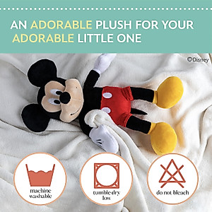 Disney Baby Mickey Mouse Stuffed Animal Plush Toy, 15 Inches