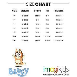 Bluey Bingo Little Boys Zip Up Cosplay Coverall 6