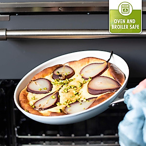 GreenPan Padova Hard Anodized Healthy Ceramic Nonstick, 8" and 10" Frying Pan Skillet Set, PFAS-Free, Dishwasher Safe, Light Blue