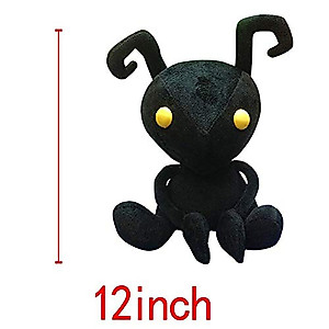 Oakamy Plush Heart 13" Shadow Black Ant Stuffed Animals Cute Plush Toys Figure Soft Dolls Birthday Gift for Kids