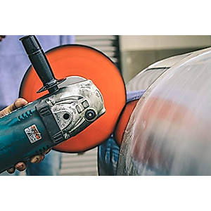 Renegade Products 9" X 3" X 5/8" Airway Buffing Wheel for Metal Polishing Aluminum & Stainless Steel for Wheels, Tanks & Bumpers (Orange)