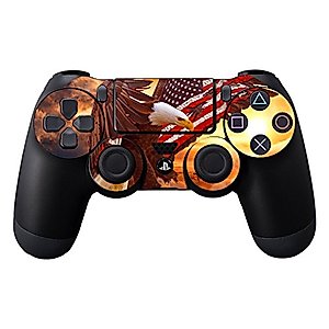 MightySkins Skin Compatible with Sony PS4 Controller - Bald Eagle | Protective, Durable, and Unique Vinyl Decal wrap Cover | Easy to Apply, Remove, and Change Styles | Made in The USA