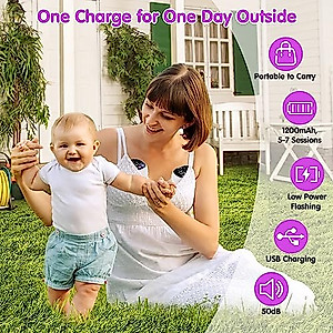 Palmatte Wearable Breast Pump Hands Free Portable & Wireless, Leakproof Painless Electric Breast Pump 3 Modes 9 Levels LED Display Remote & Storage Bag Breastfeeding Essentials, 2 Pack Lavender
