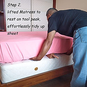 Amawon Mattress Lifter 1 Pack -Usually Slides on Box Spring- for Changing Sheets
