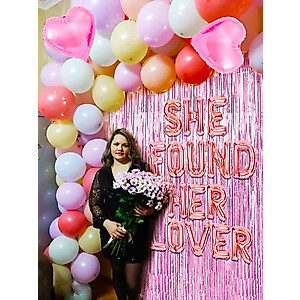 LaVenty She Found Her Lover Banner Balloon Taylor Bachelorette Party Decorations Rainbow Lover Bachelorette Party Decorations Bridal Shower Decorations