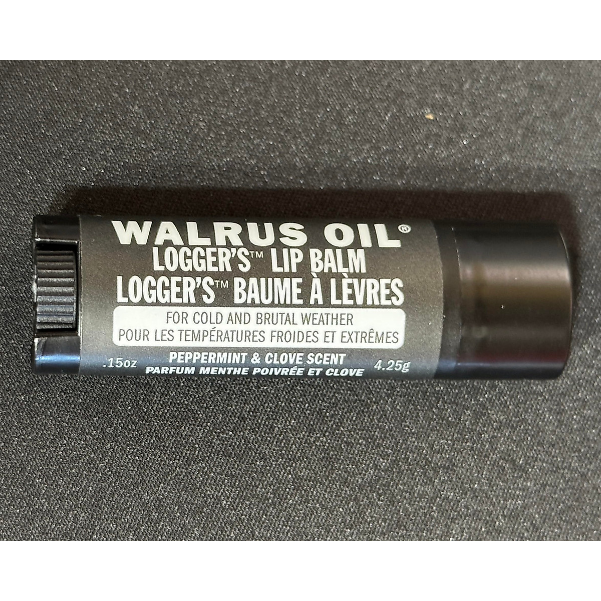 WALRUS OIL - Logger's Lip Balm, 2-Pack, 100% Vegan, Made with Candelilla Wax, Almond Oil, Coconut Oil, Jojoba Oil, and Natural Ingredients.