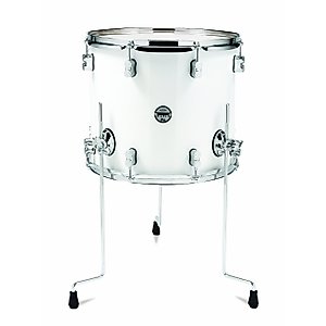 Pacific Drums PDCM1618TTPW 16 x 18 Inches Floor Tom with Chrome Hardware - Pearlescent White