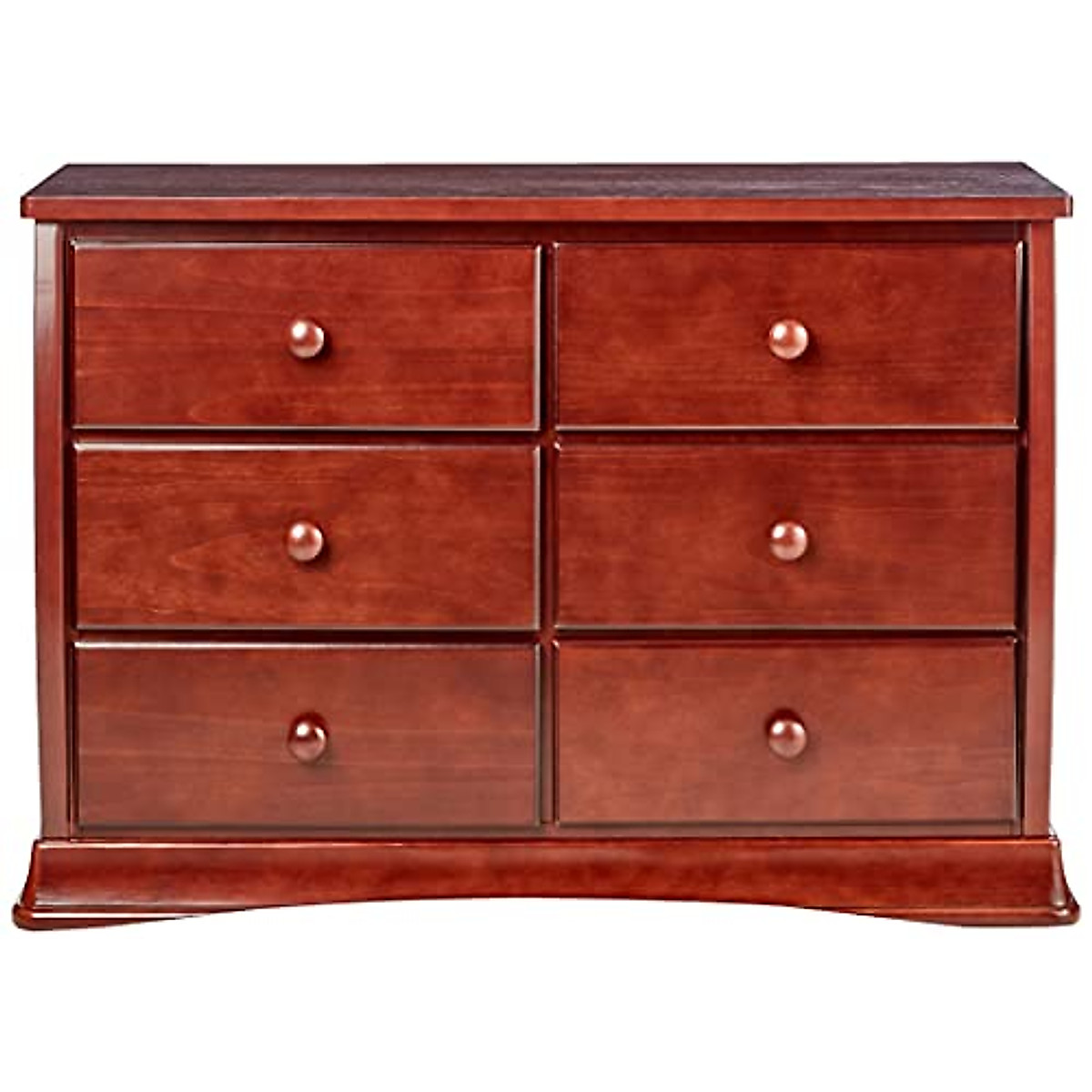 Delta Children Bentley Six Drawer Dresser, Black Cherry Espresso