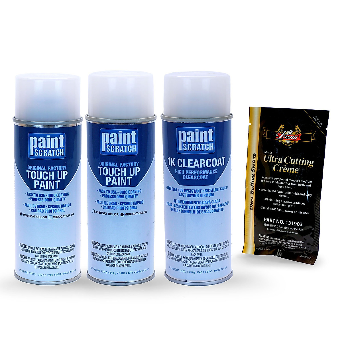 PAINTSCRATCH Touch Up Paint Tricoat Spray Can Car Scratch Repair Kit - Compatible/Replacement for Buick Envision Cherry Pop Tricoat (Color Code: WA252F/GSK)