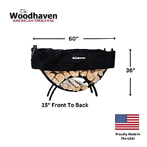 Woodhaven 5 Foot Crescent Firewood Rack