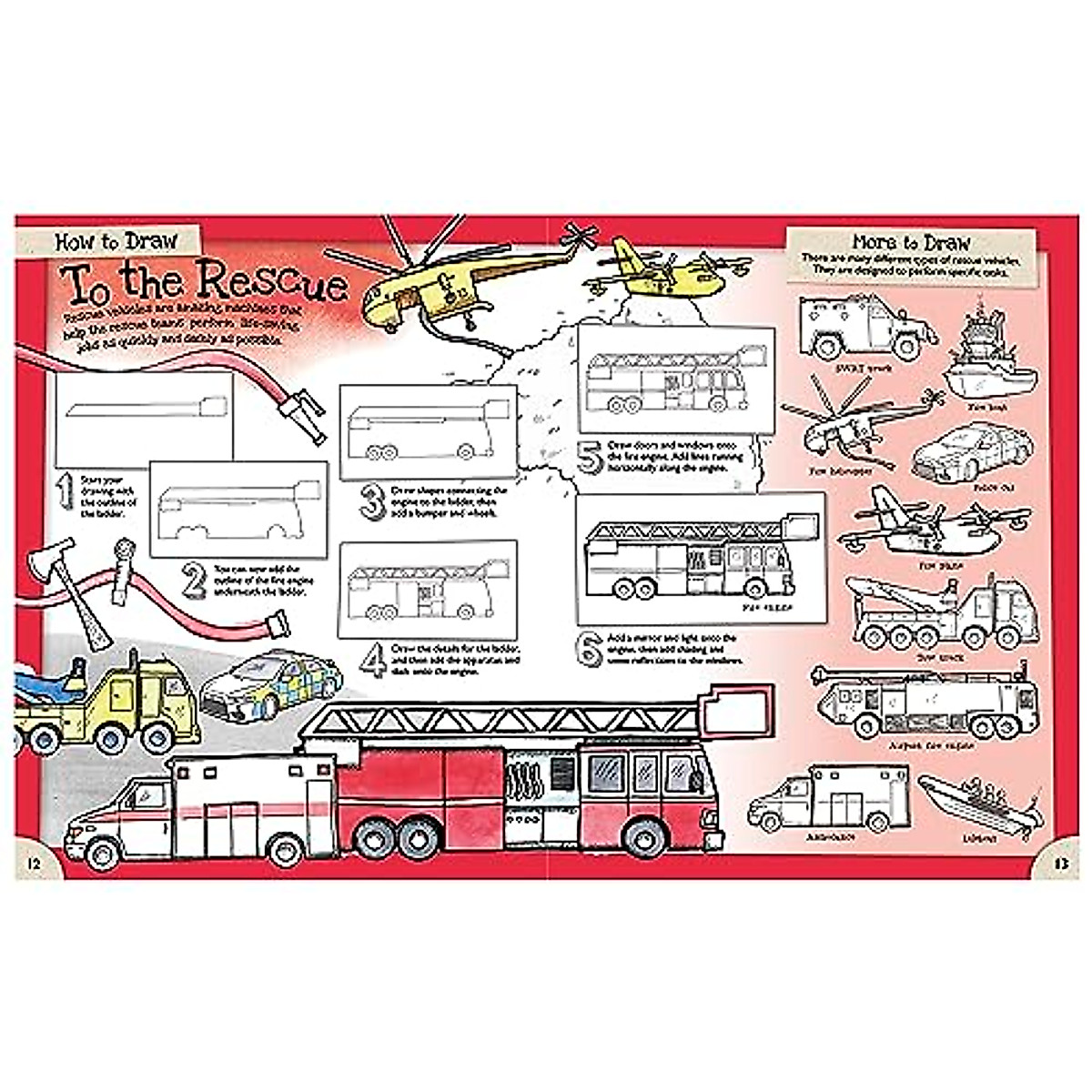 How to Draw Awesome Vehicles: Land, Sea, and Air: A Drawing Book for Kids Packed With 100+ Vehicles (Car and Boat Drawing Book for Kids) (How to Draw Series)