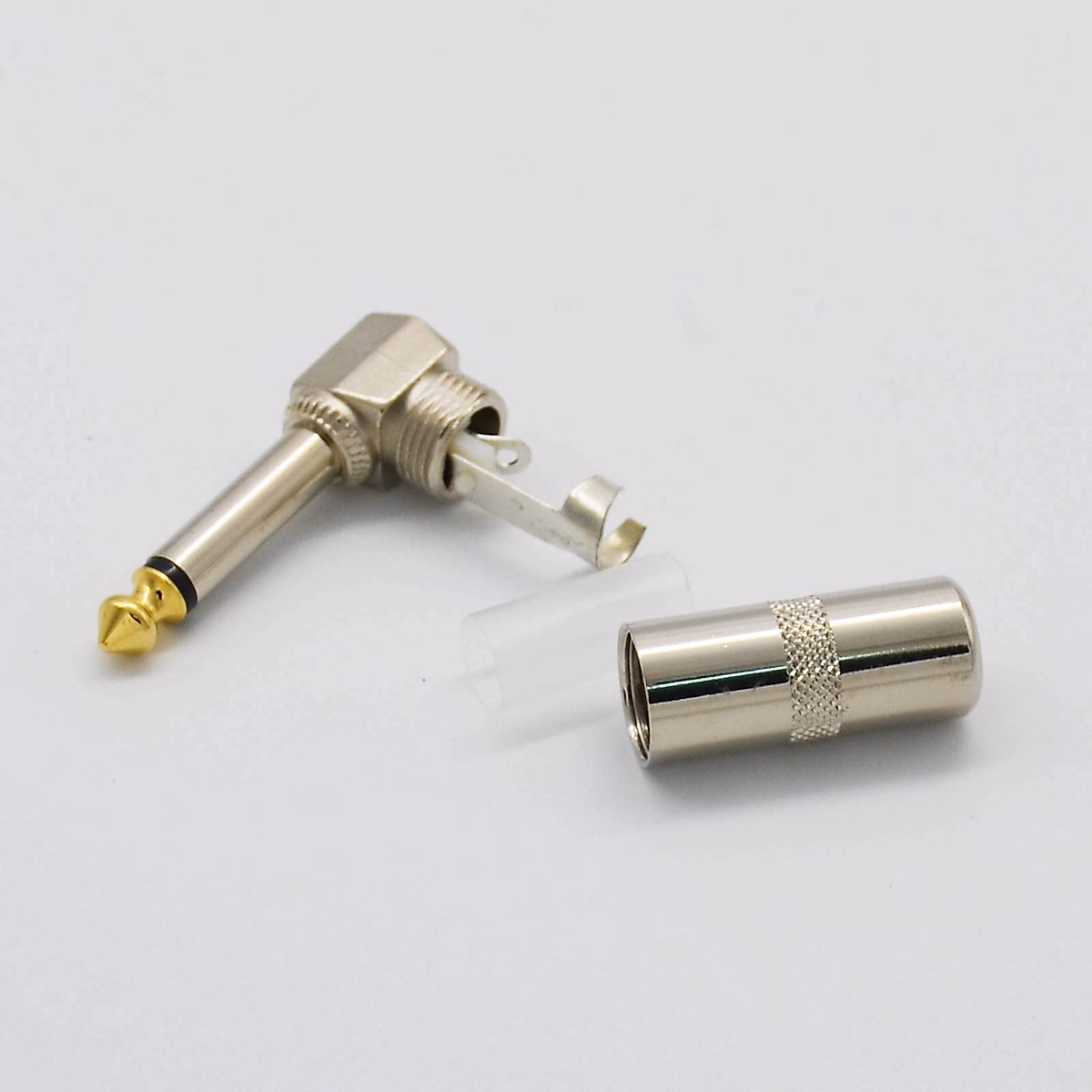 SbE-rsyun Guitar Cable 3ft 1/4 Instrument Cable Right Angle to Straight 1/4" Plug for Electric Guitar Bass Amplifier Audio,Black 3 Pack