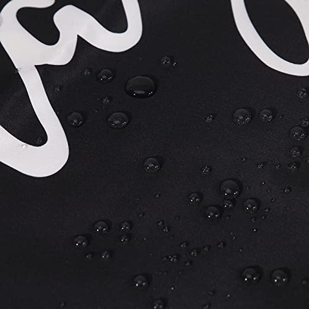 Pyonic Set of 2,Outdoor Waterproof Throw Pillow Covers,Square Pillow Covers Decorative Cushion Cover for Patio Garden Living Room Couch (Black, 18X18)