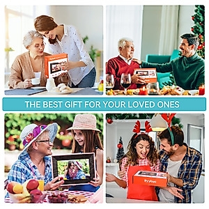 7 Inch Digital Picture Frame WiFi Digital Photo Frame, IPS HD Touch Screen Smart Photo Frame, 32GB Storage, Auto-Rotate, Easy Setup, Share Photos/Videos via Frameo App from Anywhere
